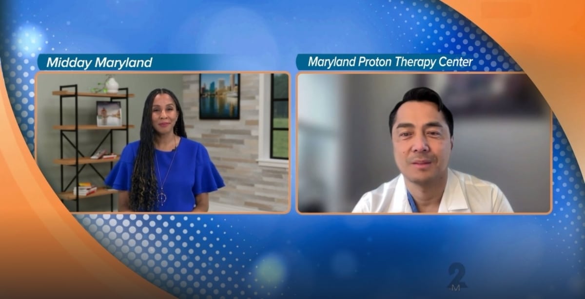 Dr. Tran Spoke with WMAR Midday Maryland - Maryland Proton Treatment Center